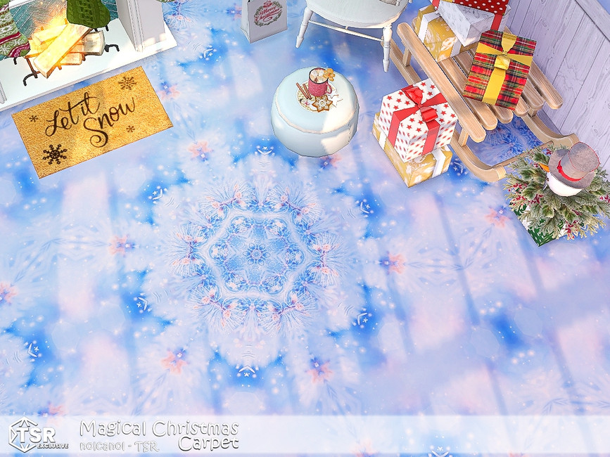 The Sims Resource - Magical Christmas Carpet