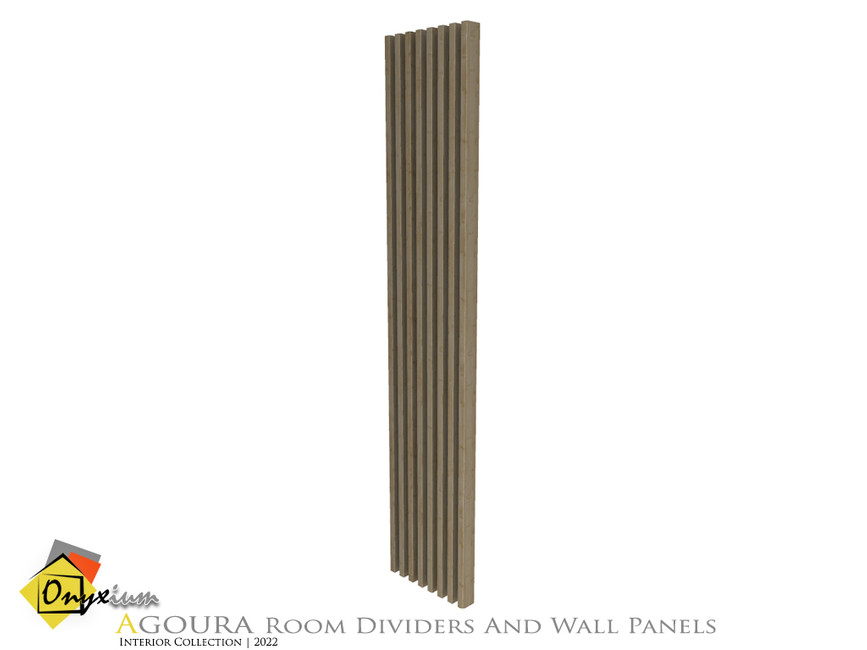 The Sims Resource - Agoura Wall Panel Tall