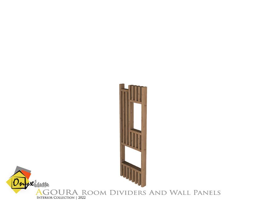 The Sims Resource - Agoura Room Divider With Shelf Short