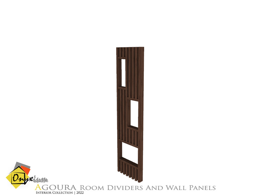 The Sims Resource - Agoura Room Divider With Shelf Medium