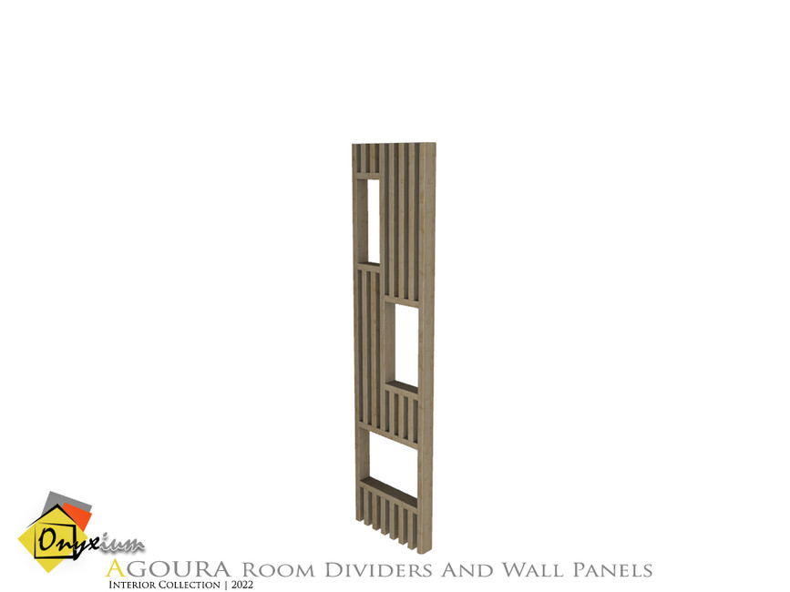 The Sims Resource - Agoura Room Divider With Shelf Medium