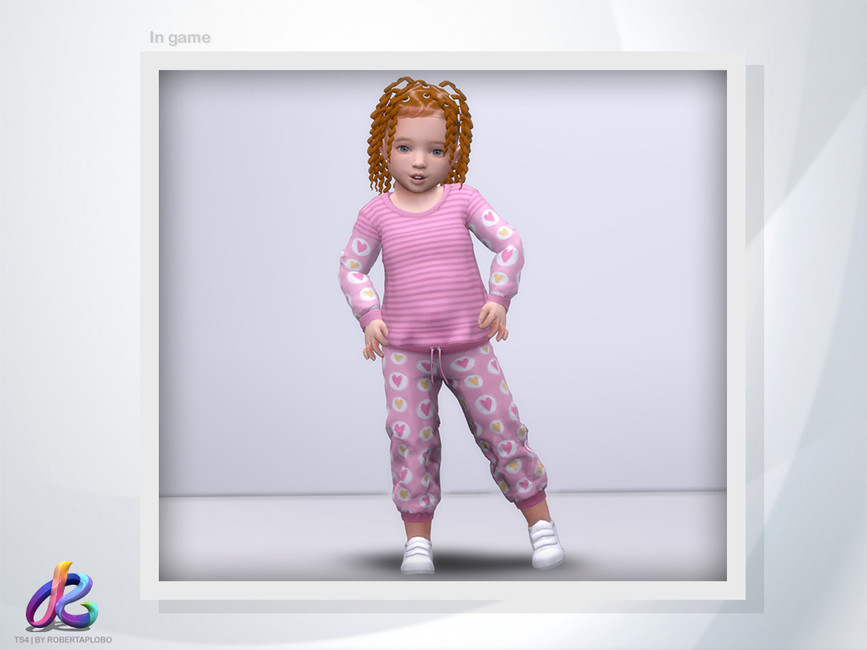The Sims Resource - Toddler Girl Sweater 224 - Retexture