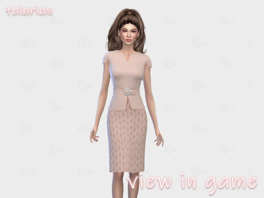 The Sims Resource - Adalynn Sheath dress