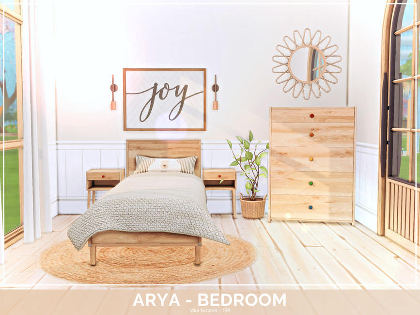 The Sims Resource - Arya Bedroom - TSR only CC