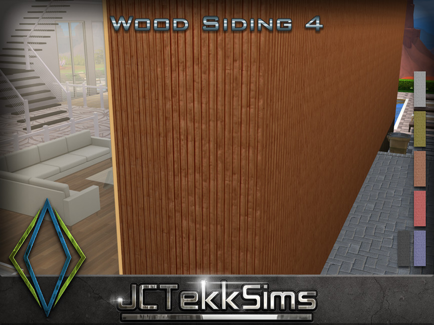 The Sims Resource - Wood Siding 4