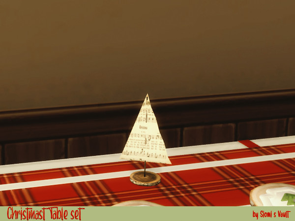 The Sims Resource | Christmas set Table Decor 01