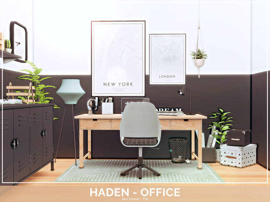 The Sims Resource - Haden Office - TSR only CC