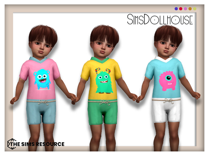 The Sims Resource - Daniel Swimsuit