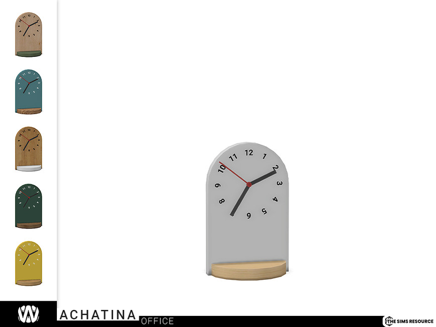 The Sims Resource - Achatina Table Clock