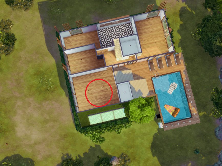 The Sims Resource - Grass Mine Bedroom- Grass Suprime Shell Room | Only ...