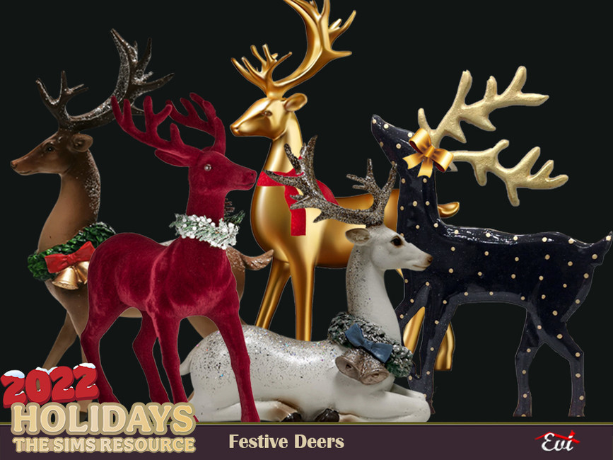 The Sims Resource - Festive deers