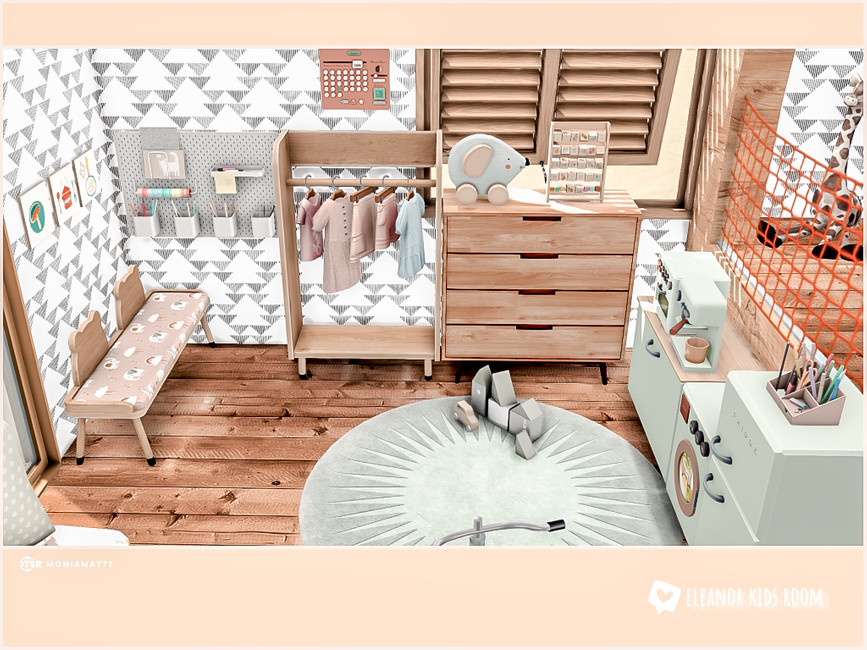 The Sims Resource - Eleanor Kids Room CC only TSR