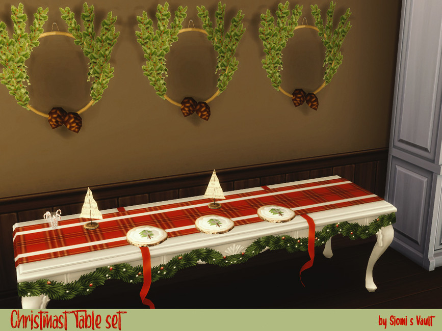 The Sims Resource - Christmas set Wall decor