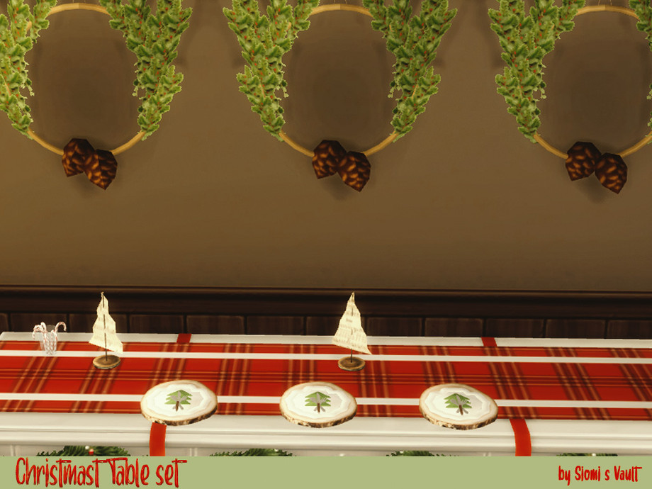 The Sims Resource | Christmas set Wall decor