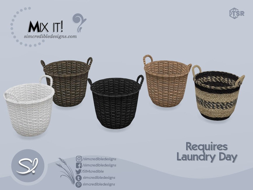 The Sims Resource - Mix It Hamper [Laundry Day]