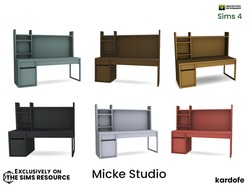 The Sims Resource - kardofe_Micke Studio_Desk