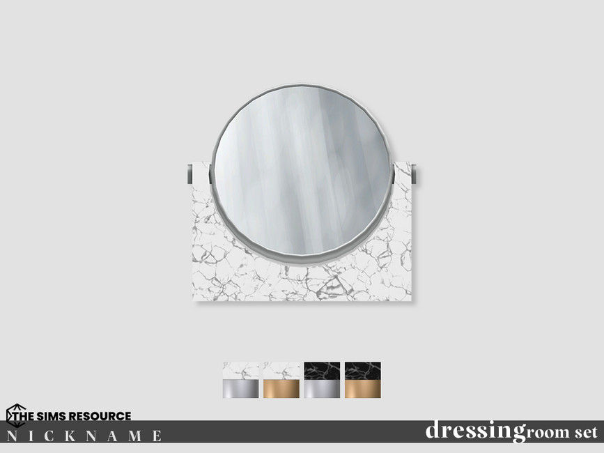 The Sims Resource - dressing room set_table mirror