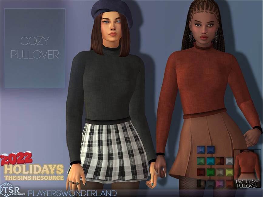 The Sims Resource - Cozy Pullover