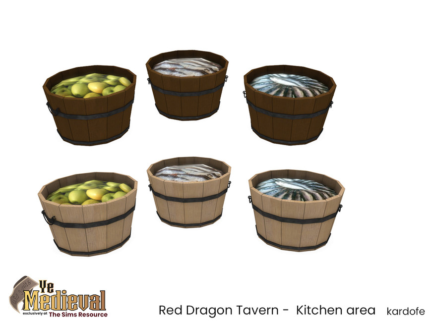The Sims Resource - Ye Medieval Red Dragon Tavern Basin