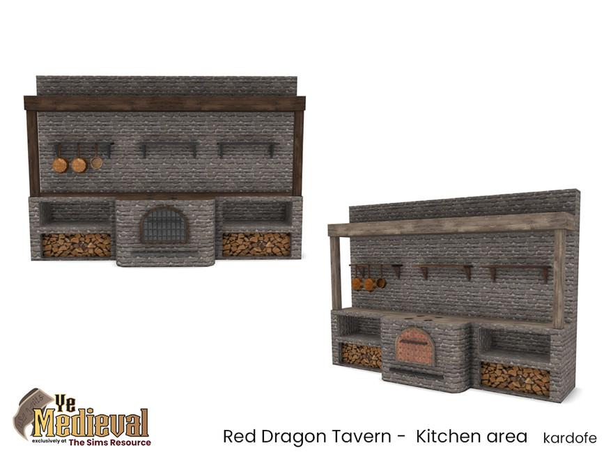 The Sims Resource - Ye Medieval Red Dragon Tavern Cooker