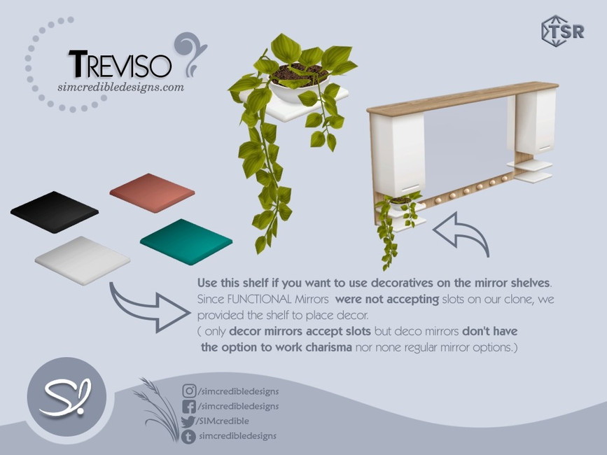 The Sims Resource - Treviso Mirror