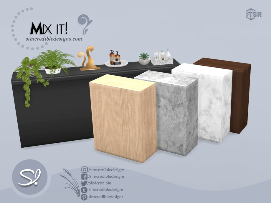 The Sims Resource - Mix It Sectional table taller