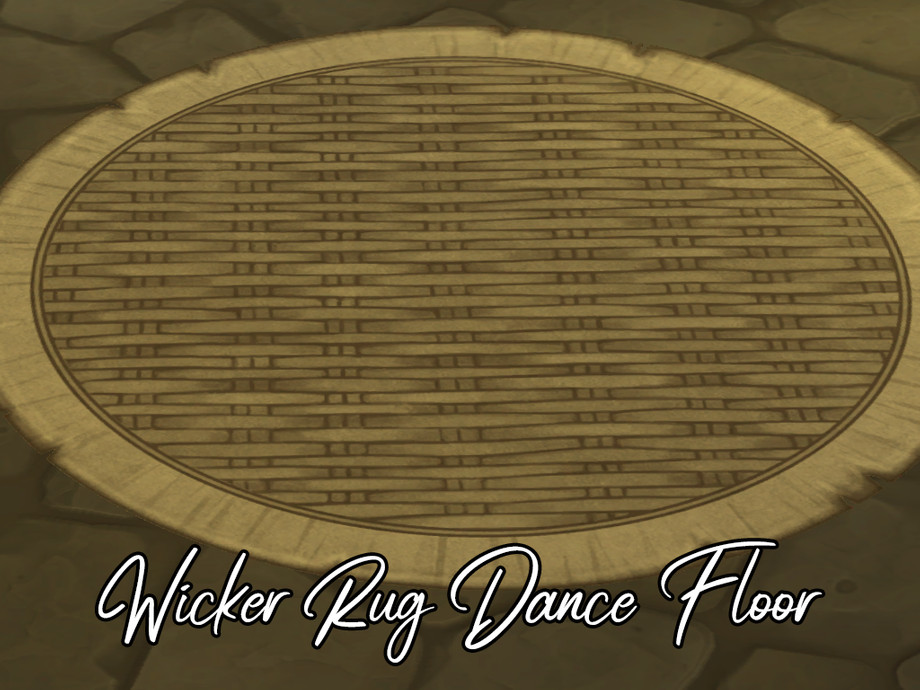 The Sims Resource | Wicker Rug Dance Floor
