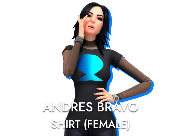 The Sims Resource | Andres Bravo Shirt (Female)