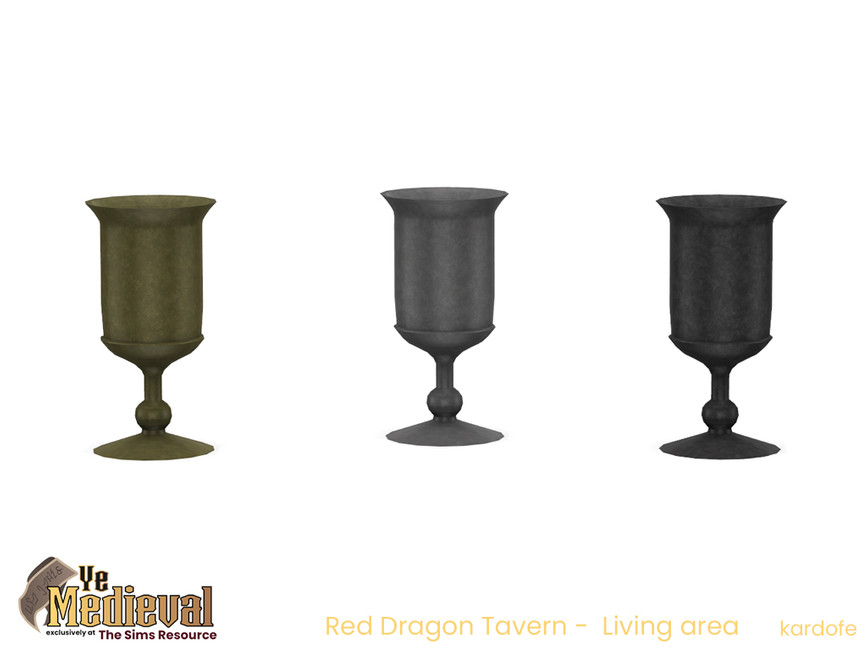 The Sims Resource - Ye Medieval Red Dragon Tavern Cup