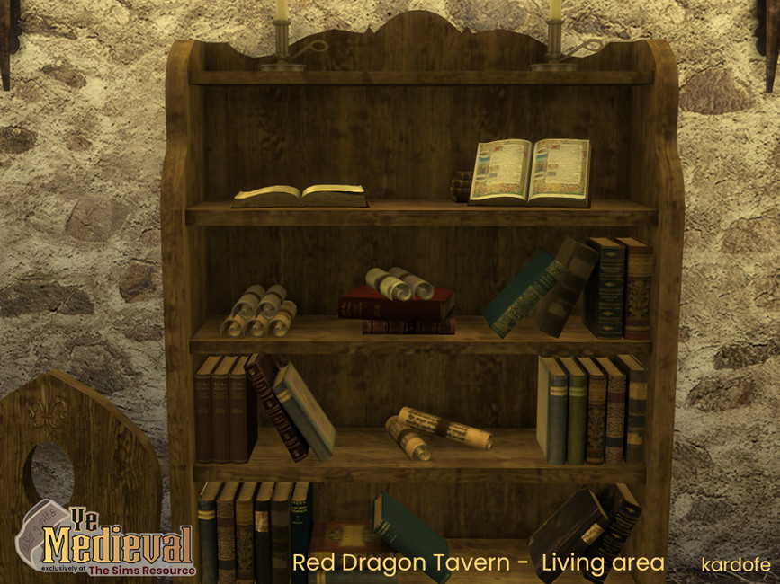 The Sims Resource - Ye Medieval Red Dragon Tavern - Living area