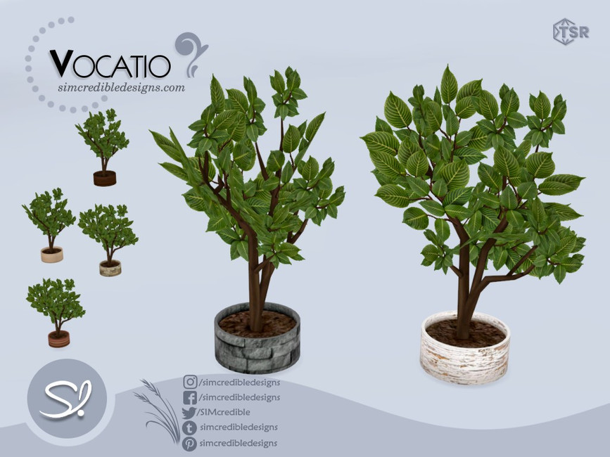 The Sims Resource - Vocatio Potted tree