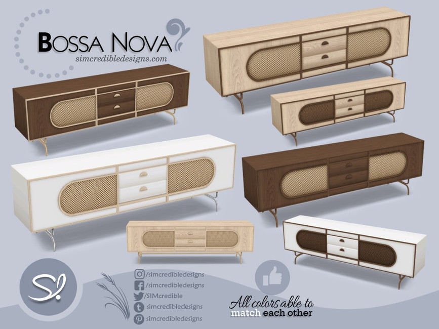 The Sims Resource - Bossa Nova Sideboard