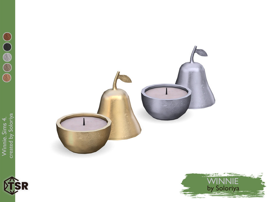 The Sims Resource - Winnie. Functional Candle, Pear
