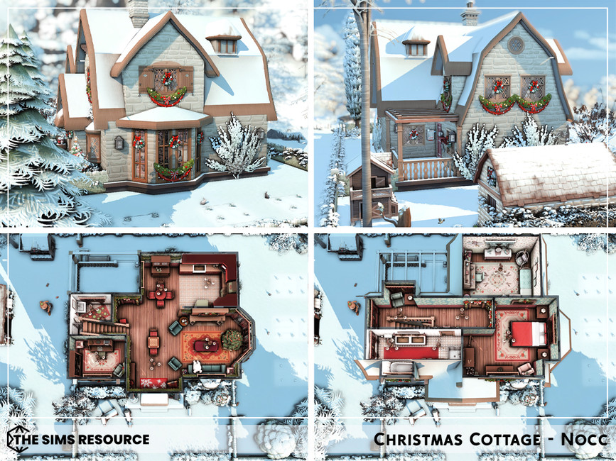 The Sims Resource - Christmas Cottage - Nocc