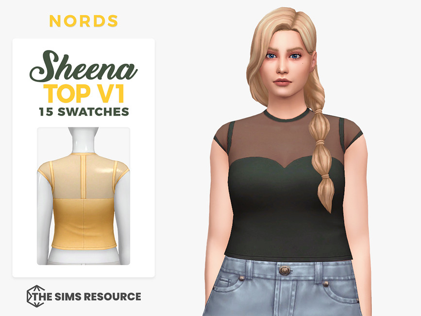 The Sims Resource - Sheena Top V1