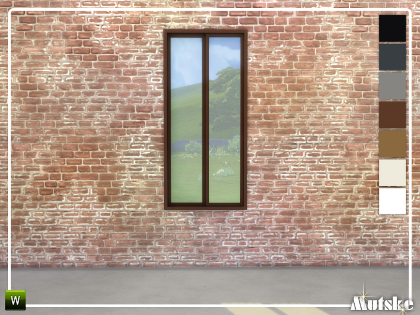 The Sims Resource - New York Window Middle Sliding 1x1