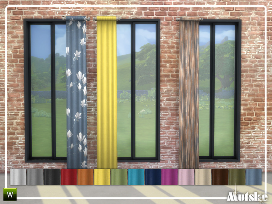 The Sims Resource - New York Curtain Tall