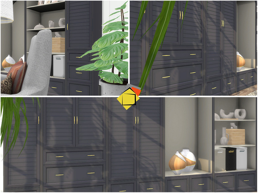 The Sims Resource - Fultondale Cabinet Storage Units