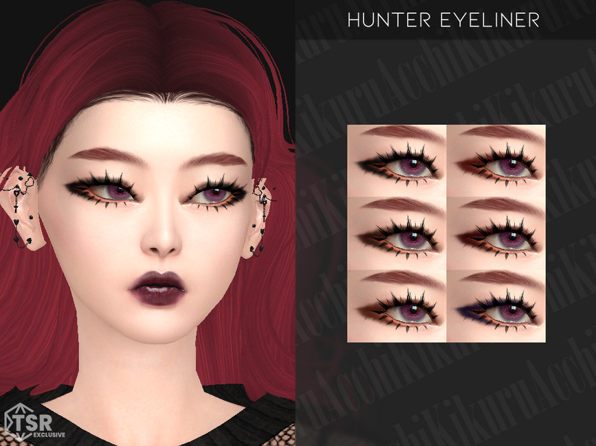 The Sims Resource - Hunter Eyeliner