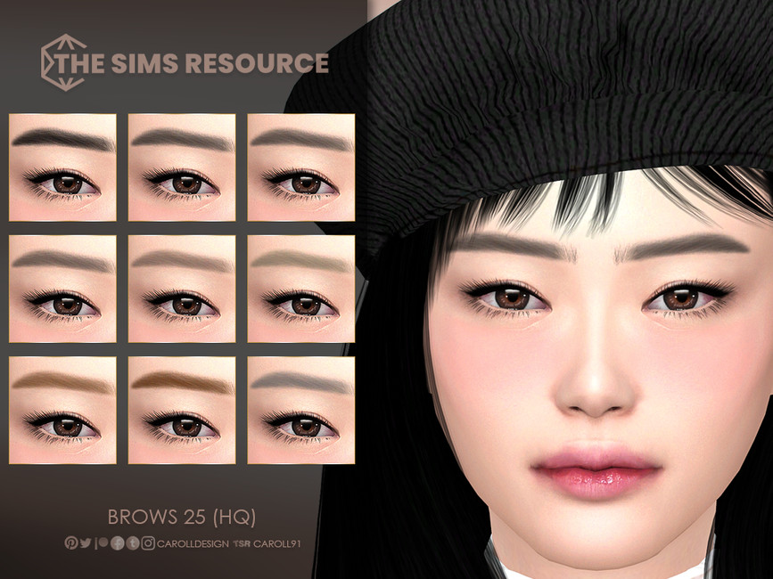 The Sims Resource - Brows 25 (HQ)
