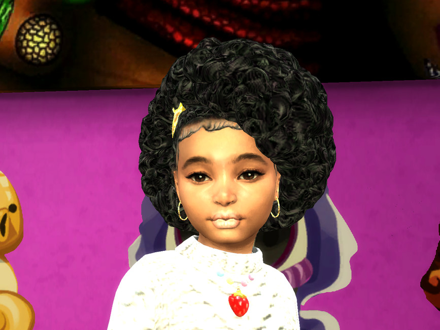 The Sims Resource - Girly Fro Child ~ Base Compatible