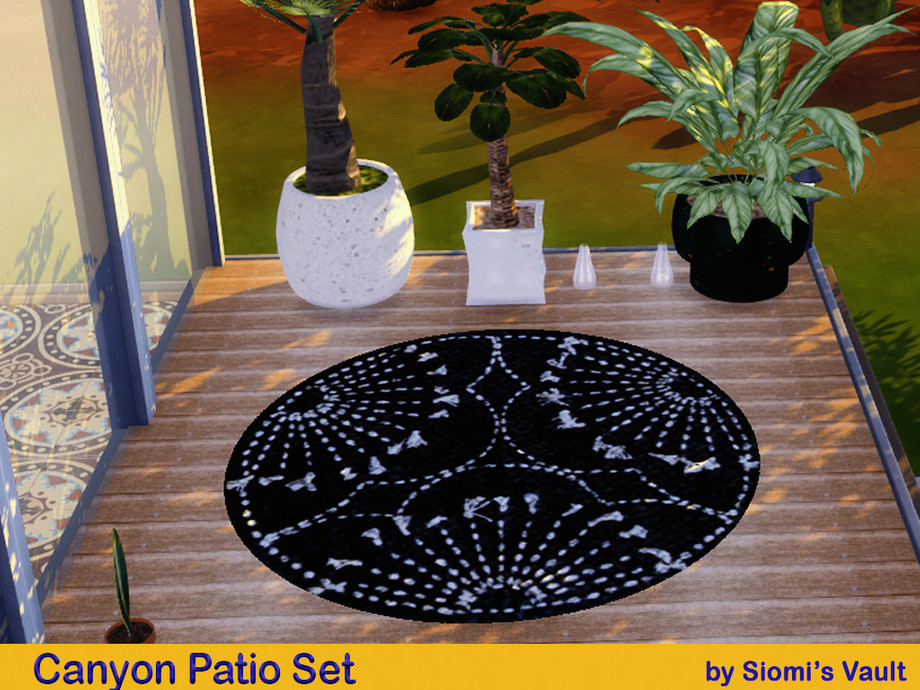 The Sims Resource | Canyon Patio Rug