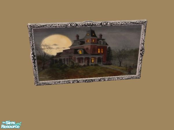 The Sims Resource - Haunted Houses Paintings 01