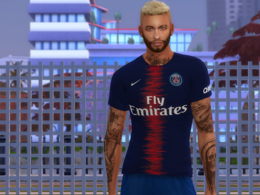 The Sims Resource - Sim inspired by Neymar Jr