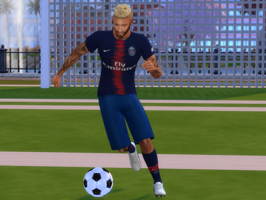 The Sims Resource - Sim inspired by Neymar Jr