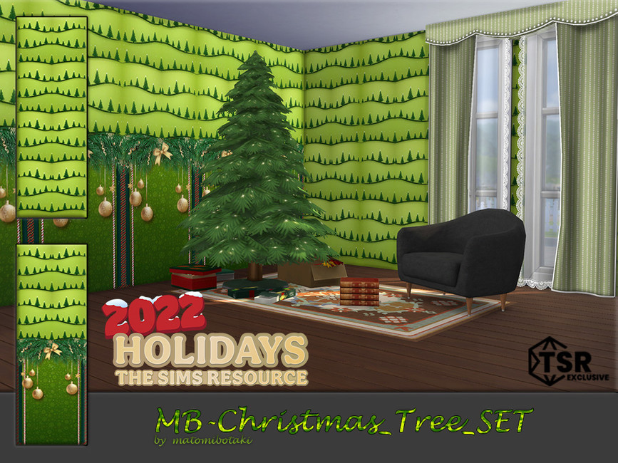 The Sims Resource - Christmas Tree SET