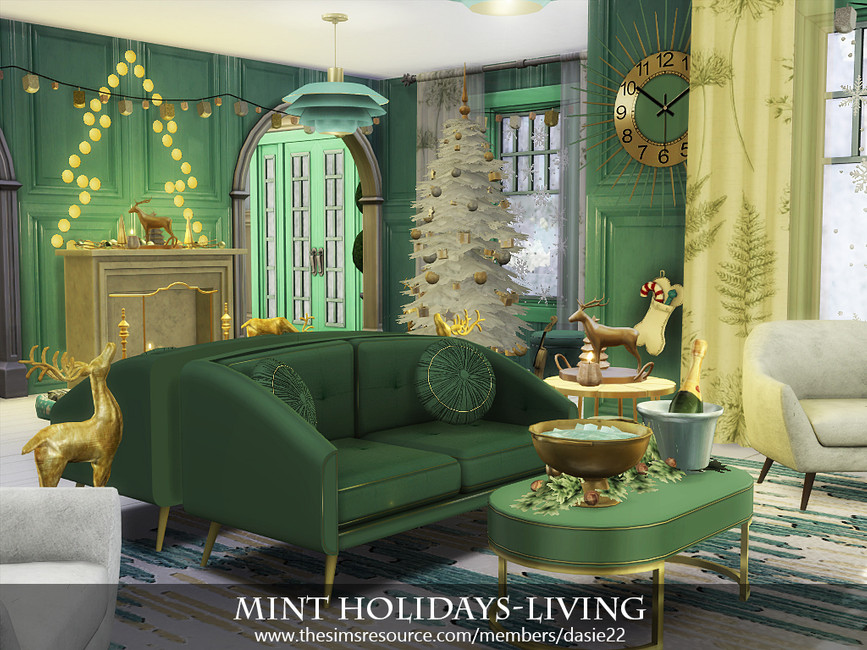 The Sims Resource - Mint Holidays-Living