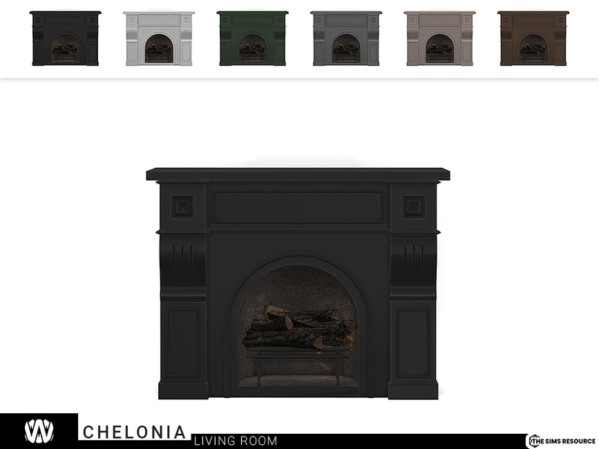 The Sims Resource - Chelonia Fireplace