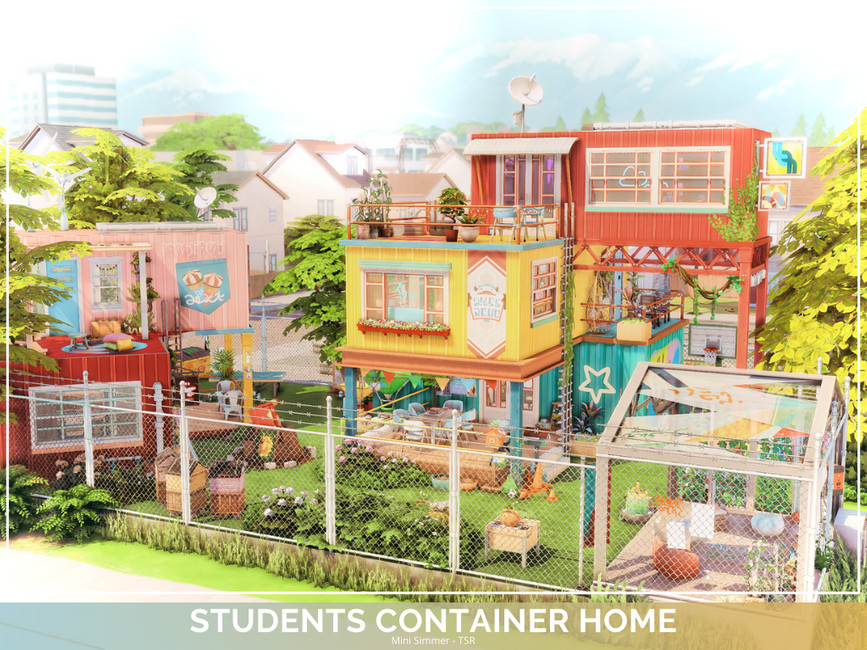 The Sims Resource - Second Life Collab - Students Container Home