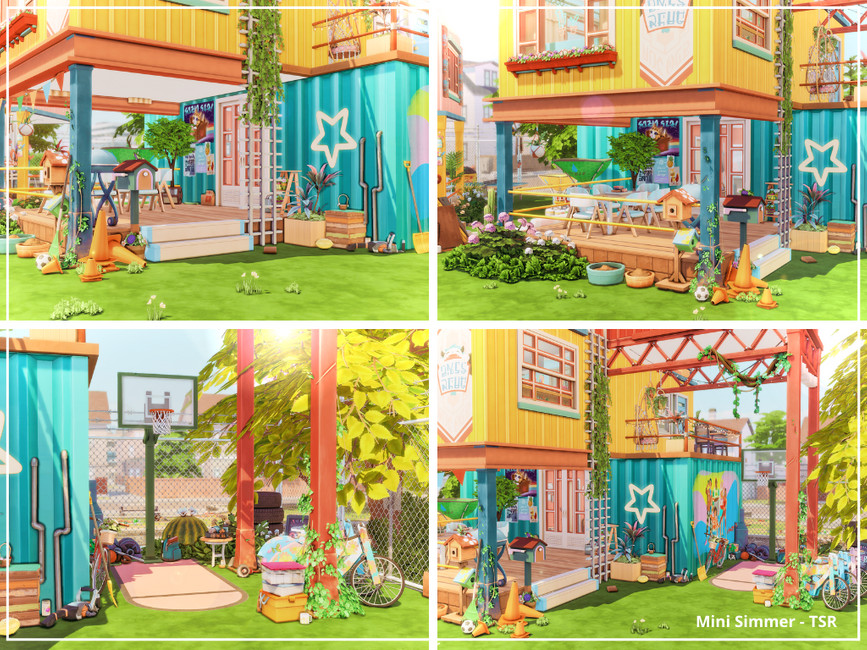 The Sims Resource - Second Life Collab - Students Container Home